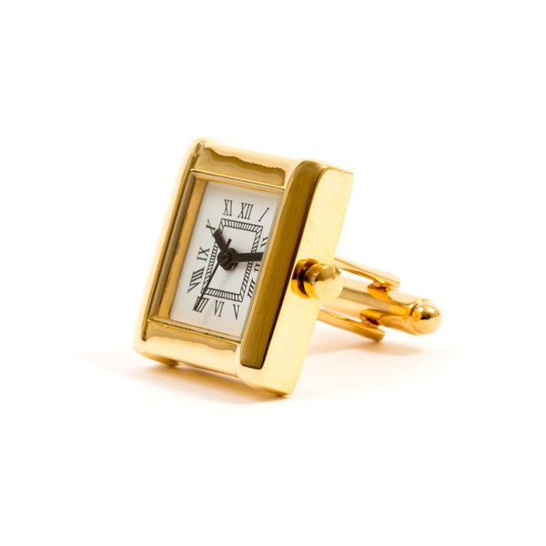 Functional Gold Square Watch Cufflinks for great style | ProCuffs | www ...